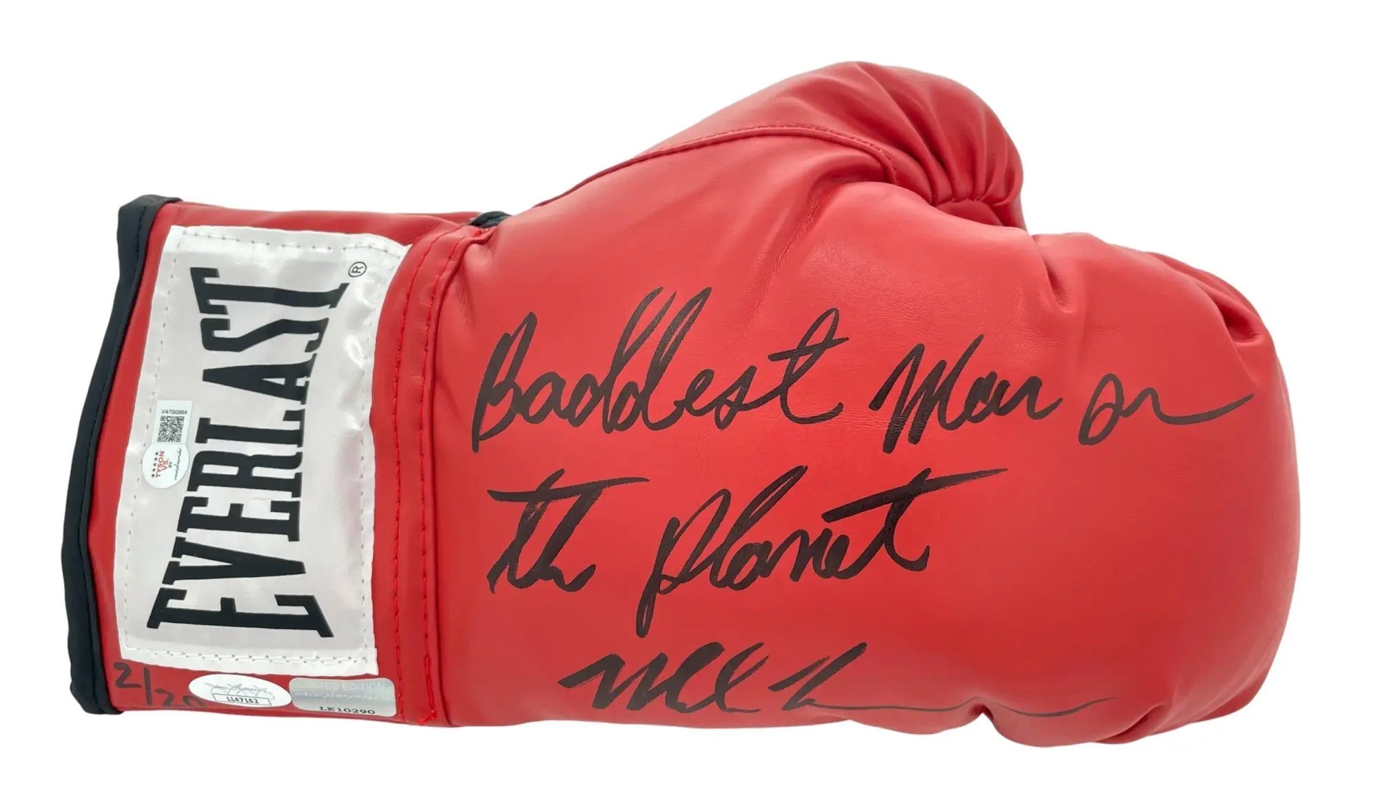 Mike Tyson Autographed Memorabilia: Signed Gloves Photos and Rare ...