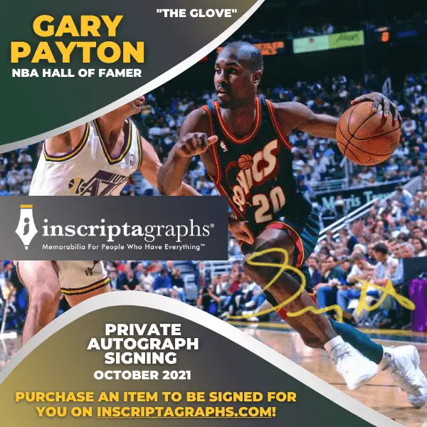 Gary Payton Private Autograph Signing - October 2021 - Inscriptagraphs ...