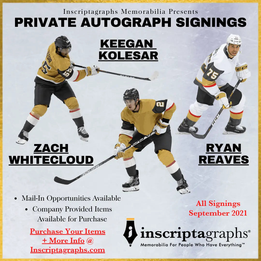 Keegan Kolesar Private Autograph Signing - September 2021 ...